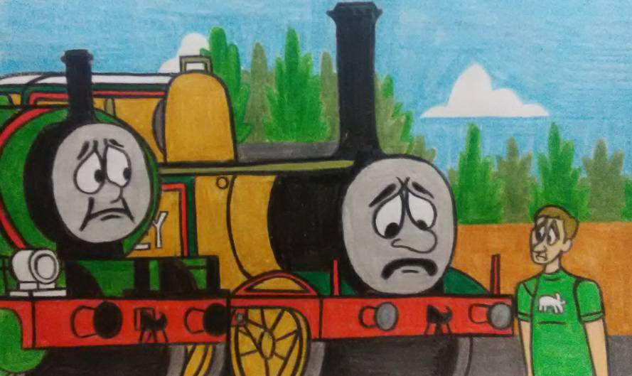:TTTE Crossover: Train Stops Play by FancyWesternToons on DeviantArt