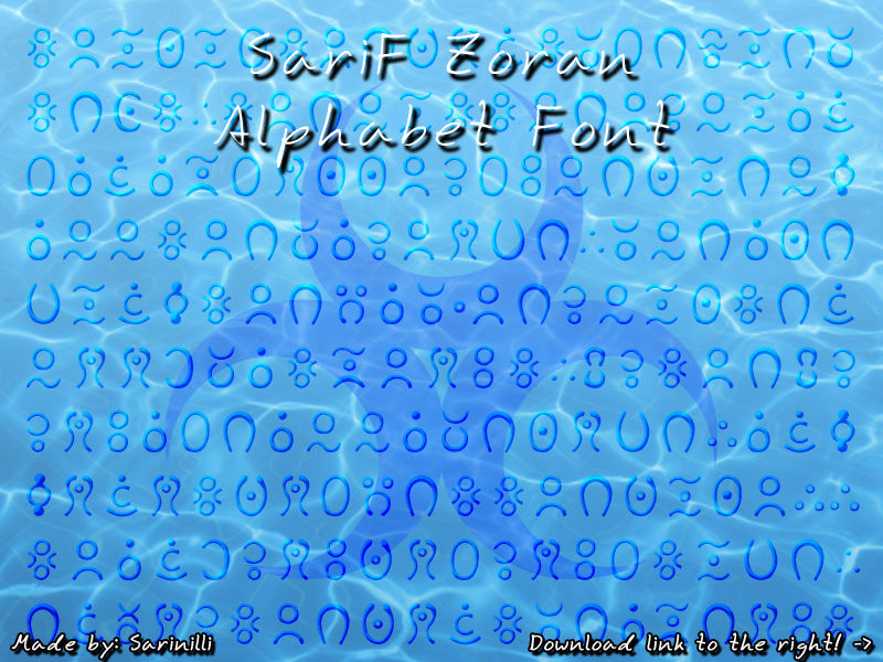 SariF Zoran Alphabet Font by Sarinilli on DeviantArt