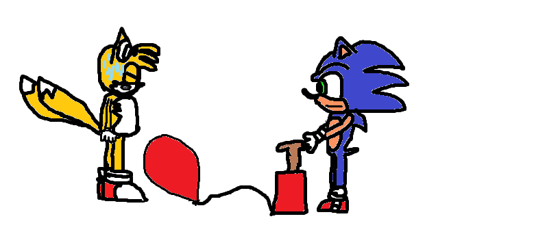 Sonic makes Tails face his fear animated by theblade1016 on DeviantArt