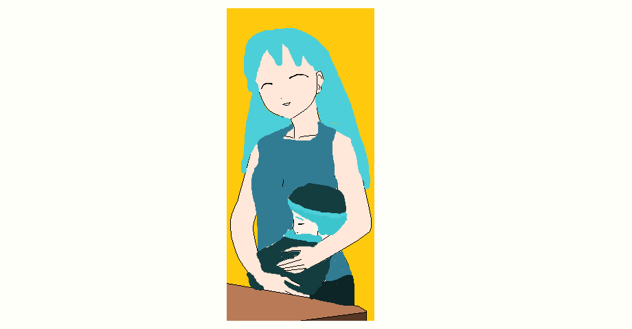 Mrs. Miku and Newborn baby Miku by lucychryssa on DeviantArt