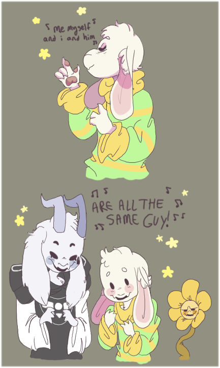 Asriel And The Asriels by Mutil8tor on DeviantArt