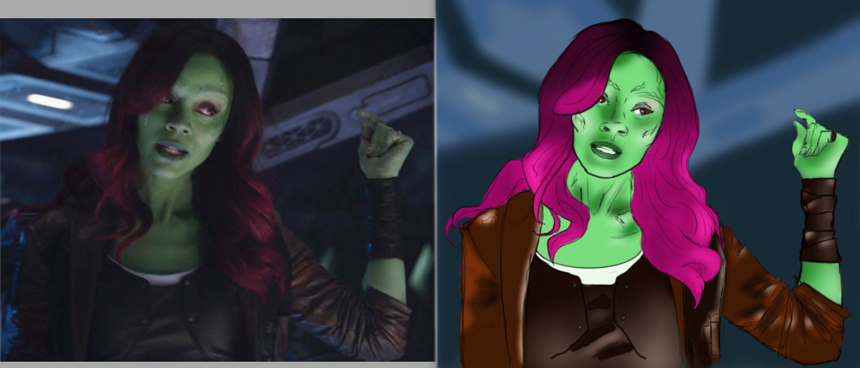 Gamora - With the Snap of His Fingers by dragonlynx24 on DeviantArt