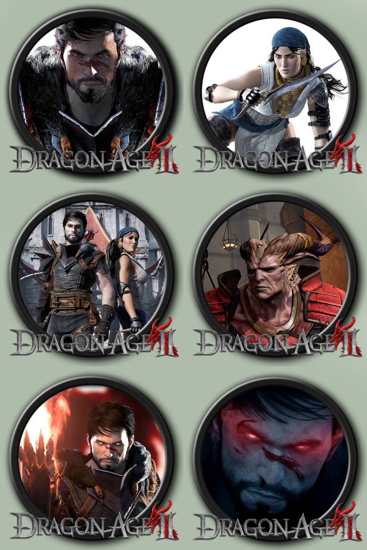 Dragon Age 2 Icons by kodiak-caine on DeviantArt