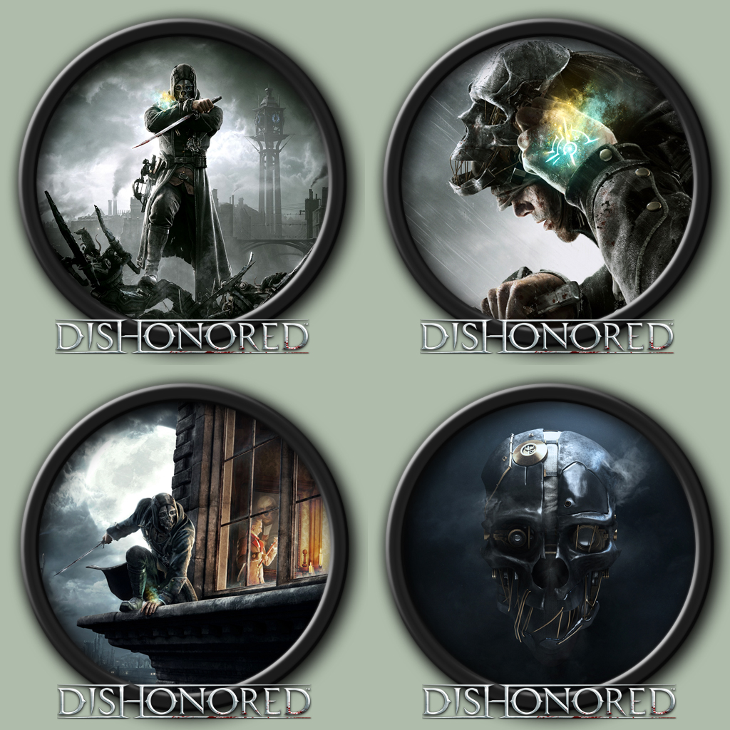 Dishonored Icons by kodiak-caine on DeviantArt