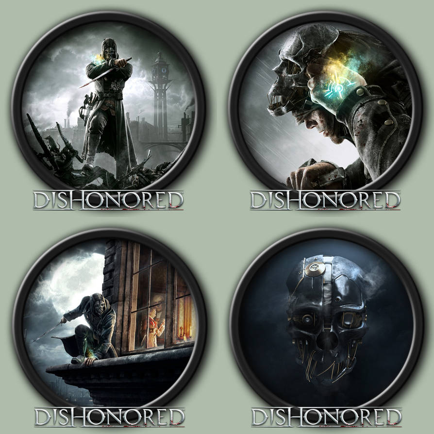 Dishonored Icons by kodiak-caine on DeviantArt