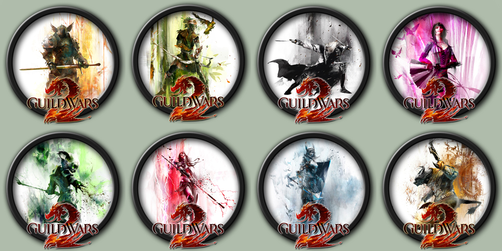 Guild Wars 2 Professions Icon Pack by kodiak-caine on DeviantArt
