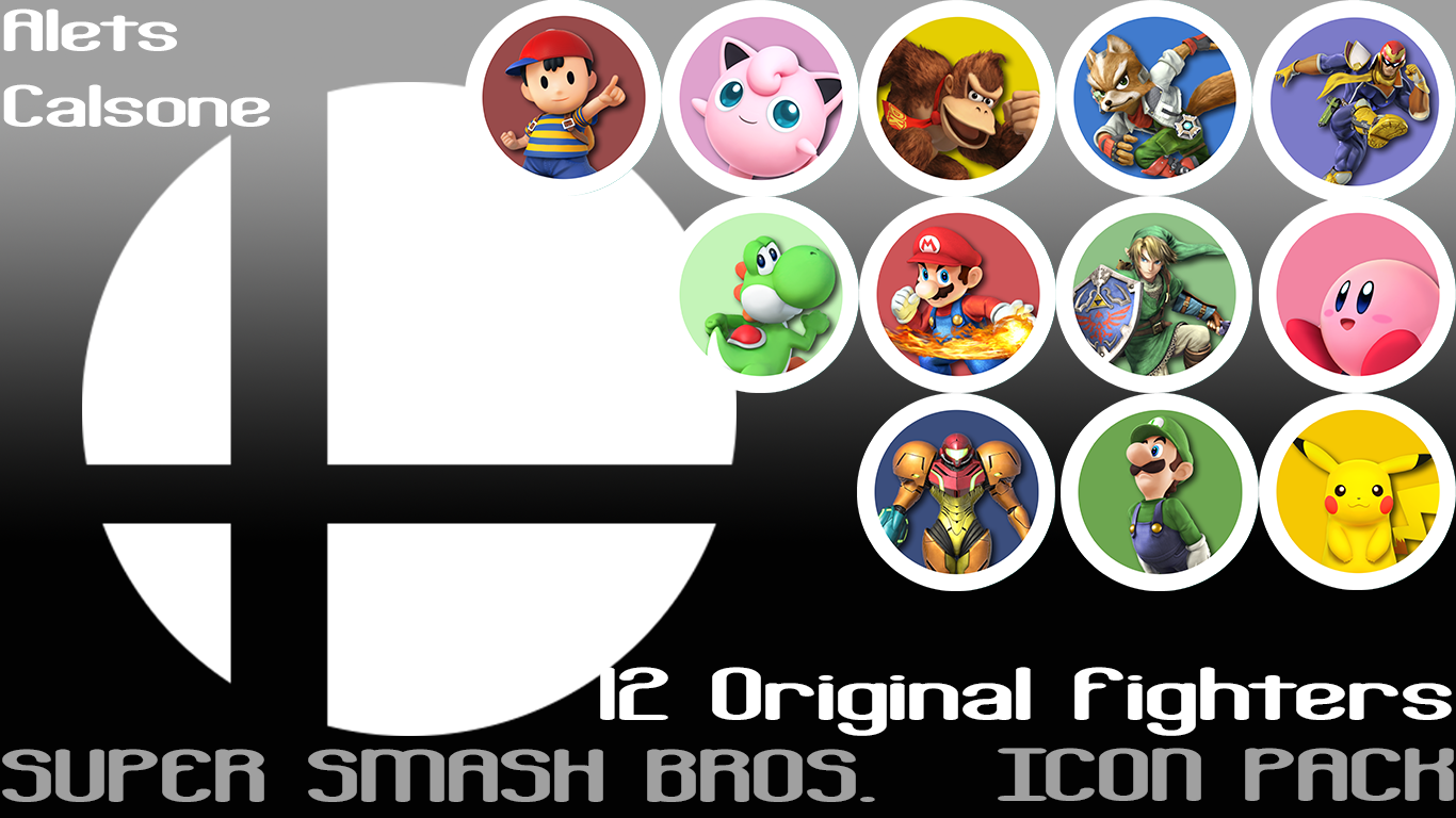 Smash Bros. Original Fighters Icons Pack by aletscalsone on DeviantArt