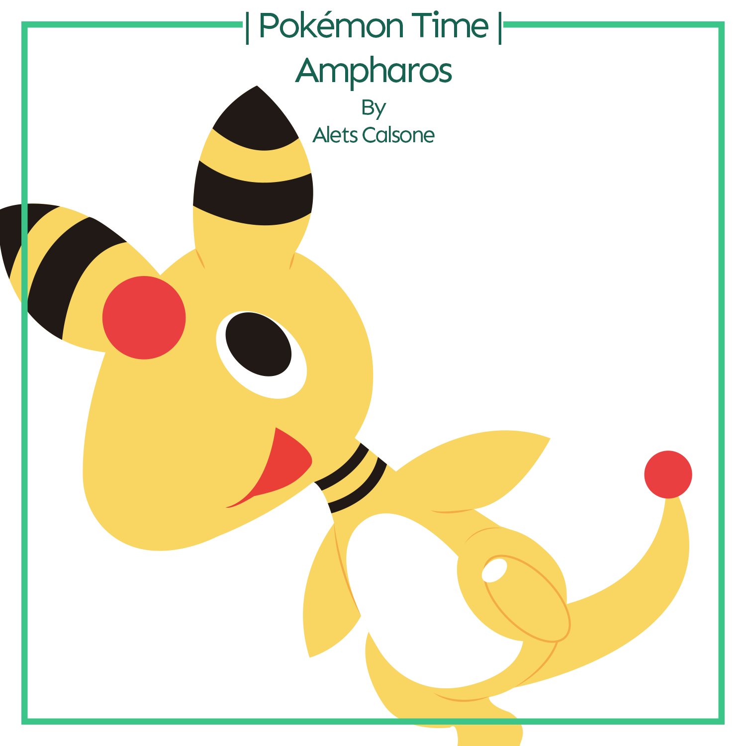 Ampharos :: Pokemon Time | Vector by aletscalsone on DeviantArt