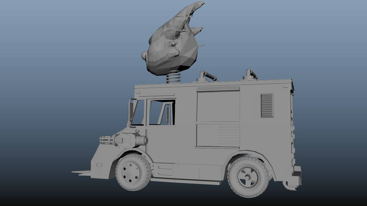Twisted Metal Vehicle - 3d Model Student Work by Geckmen on DeviantArt