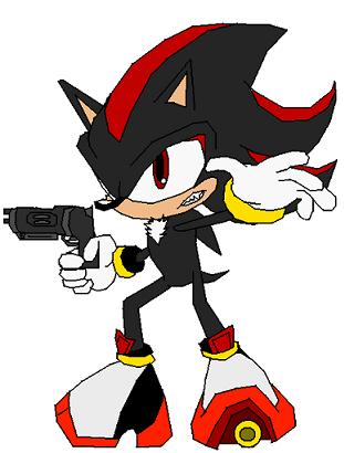 Shadow with gun by undermate2005 on DeviantArt