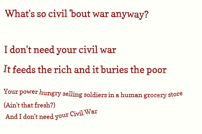 Civil War by MKMoon-Mew-GNRFan on DeviantArt