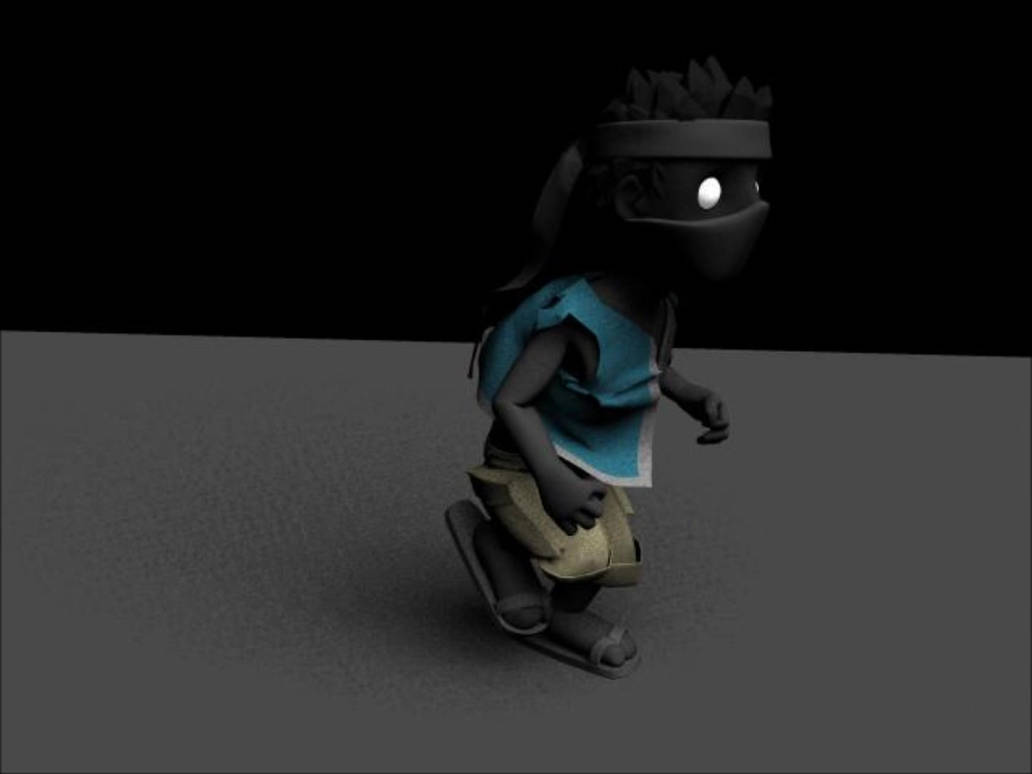 Ninja run cycle WIP by Stompy1 on DeviantArt