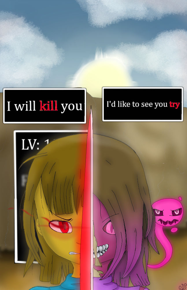 Glitchtale Frisk Vs Betty By Drawingastory On Deviantart