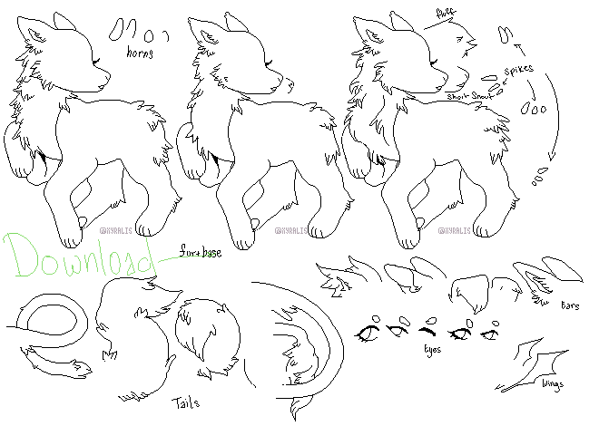 F2U pixel base by Xyralis on DeviantArt