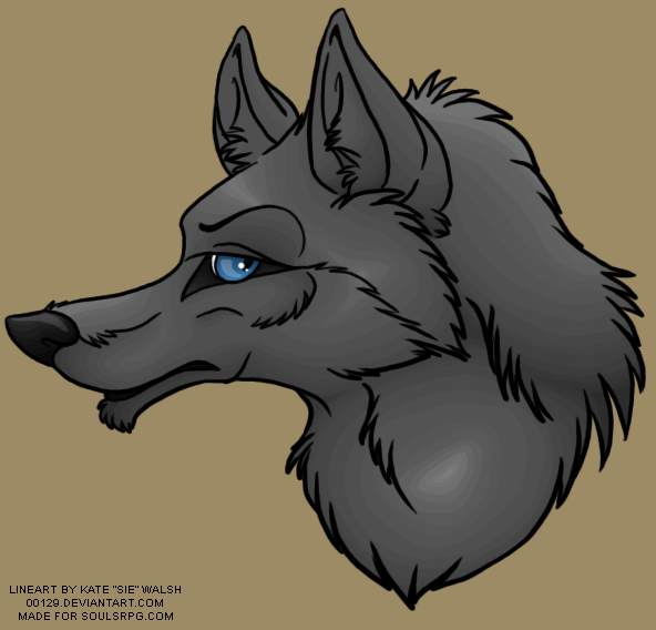 Free Wolf Avatar Head PSD Template by forumroleplay on DeviantArt