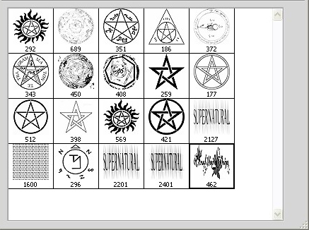 Brushset SPN Symbols by the-impalas-backseat on DeviantArt
