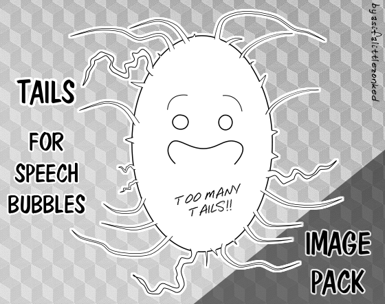 tails for speech bubbles by asifalittlezonked on DeviantArt