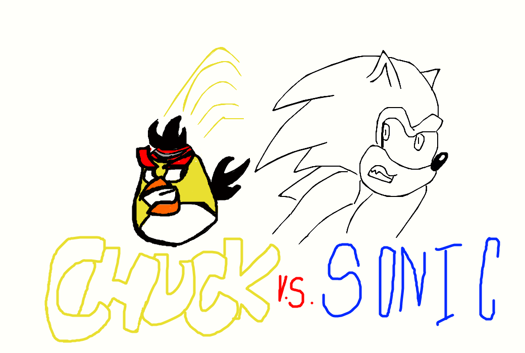 Chuck(Angry Birds) VS Sonic the Hedgehog(Sonic) by Darrocker009 on ...