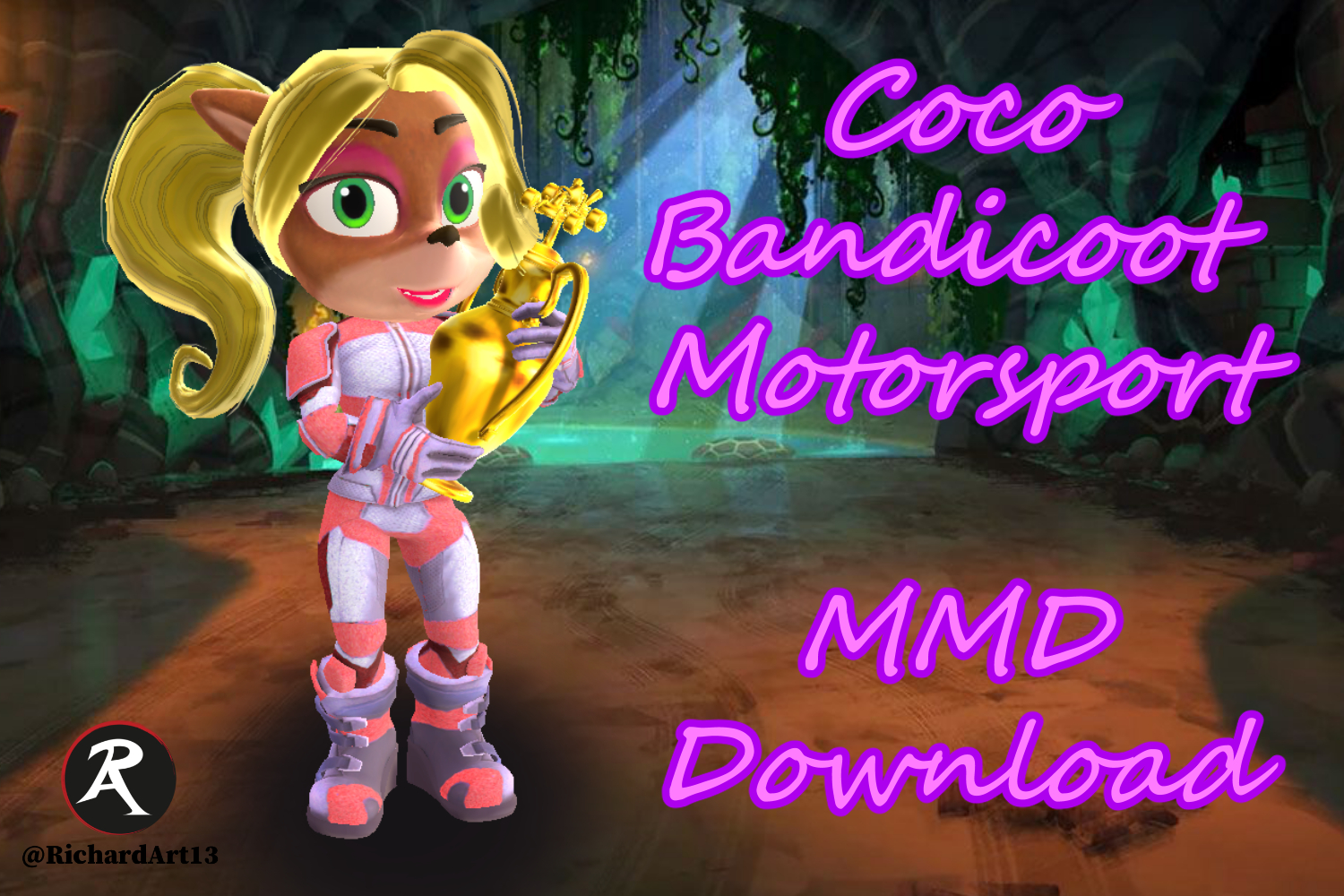 MMD DL - Coco Bandicoot Motorsport by RichardArt13 on DeviantArt