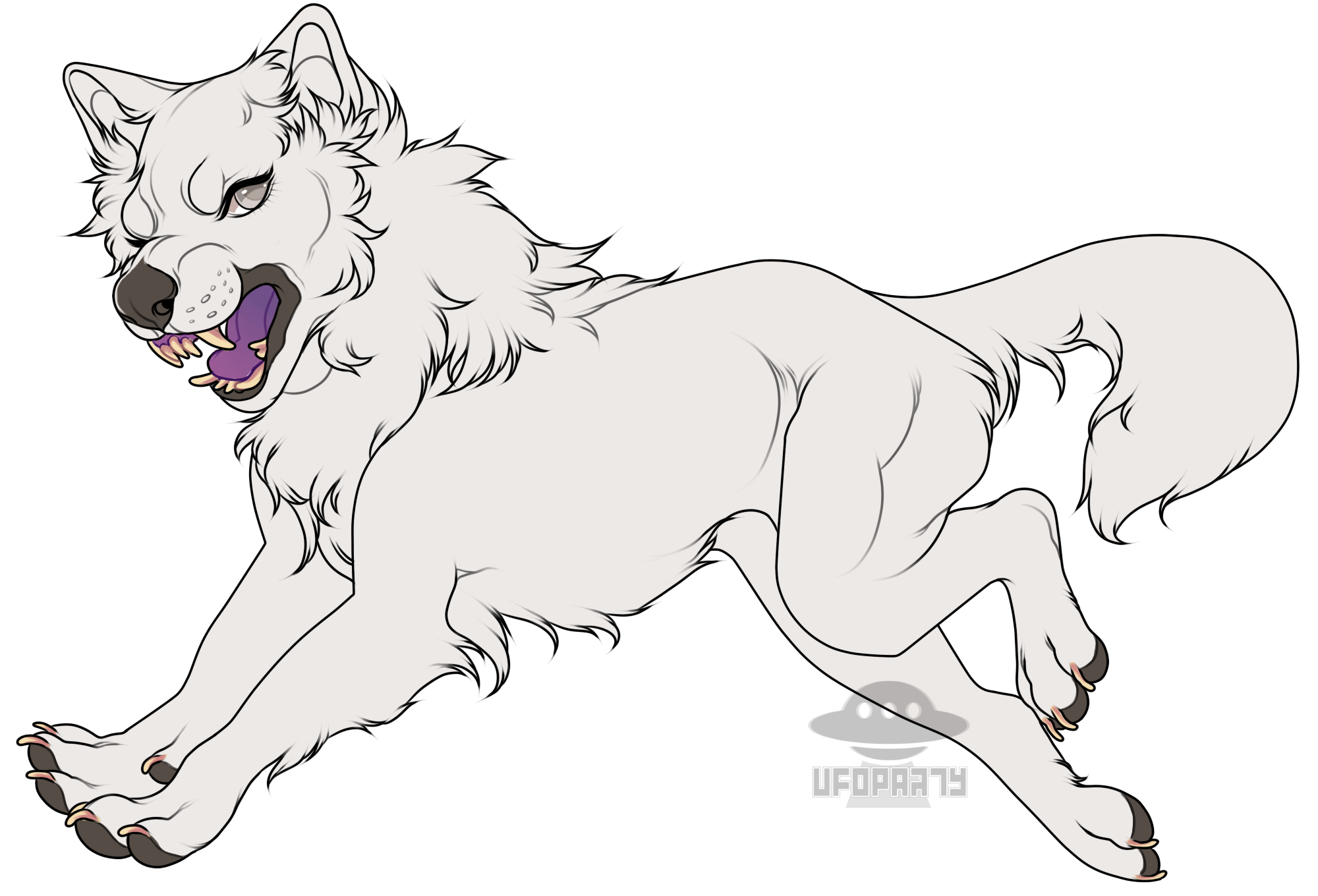 Female Wolf Base Deviantart