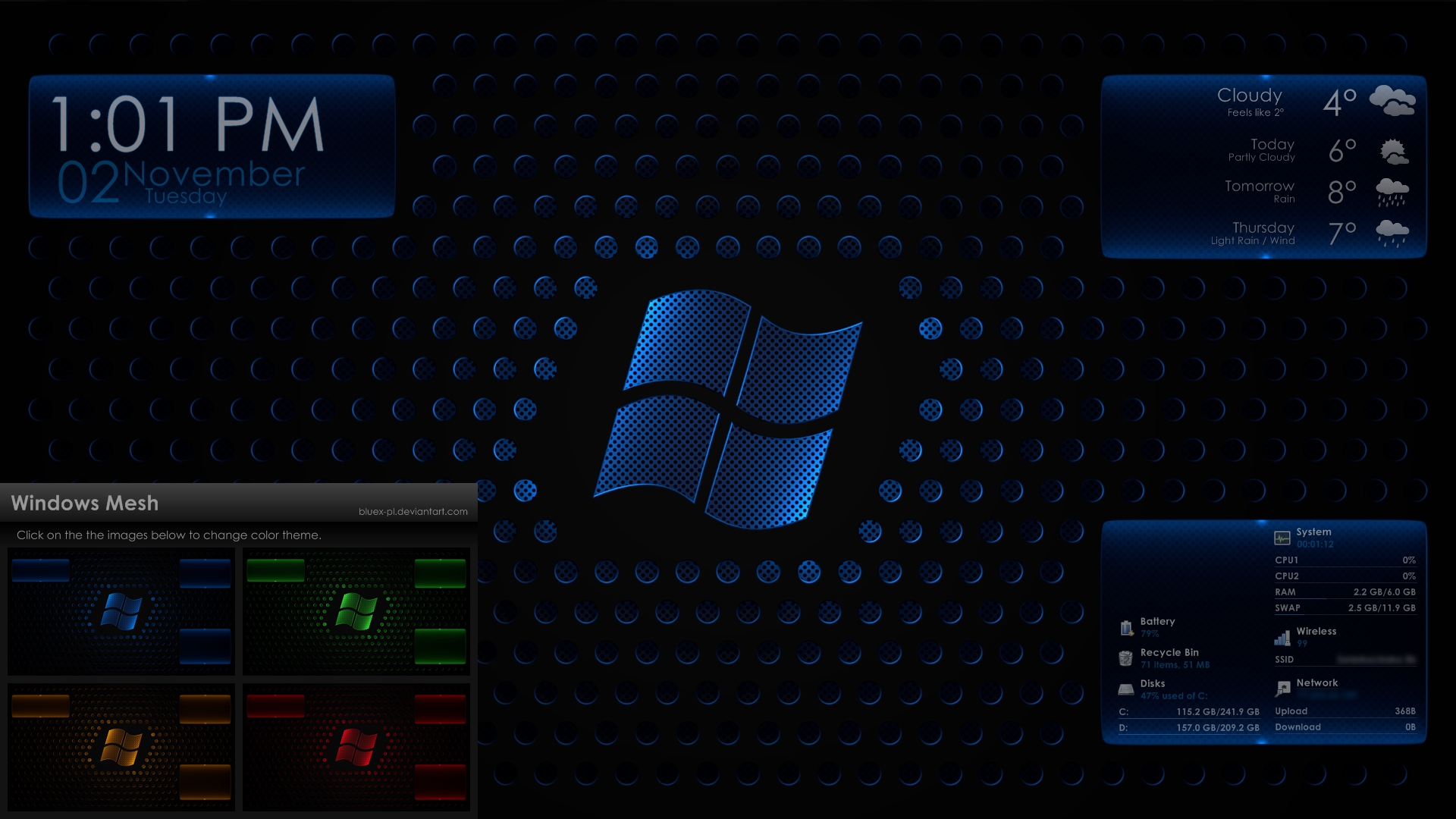 Windows Mesh skin by BlueX-pl on DeviantArt