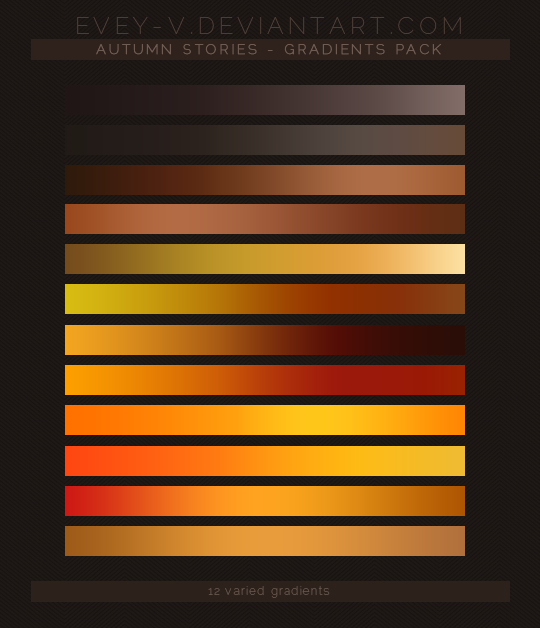 #15 Gradients Pack - Autumn Stories by Evey-V on DeviantArt