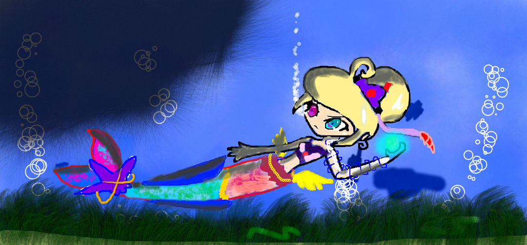 mermaid power! by tingaling55555 on DeviantArt