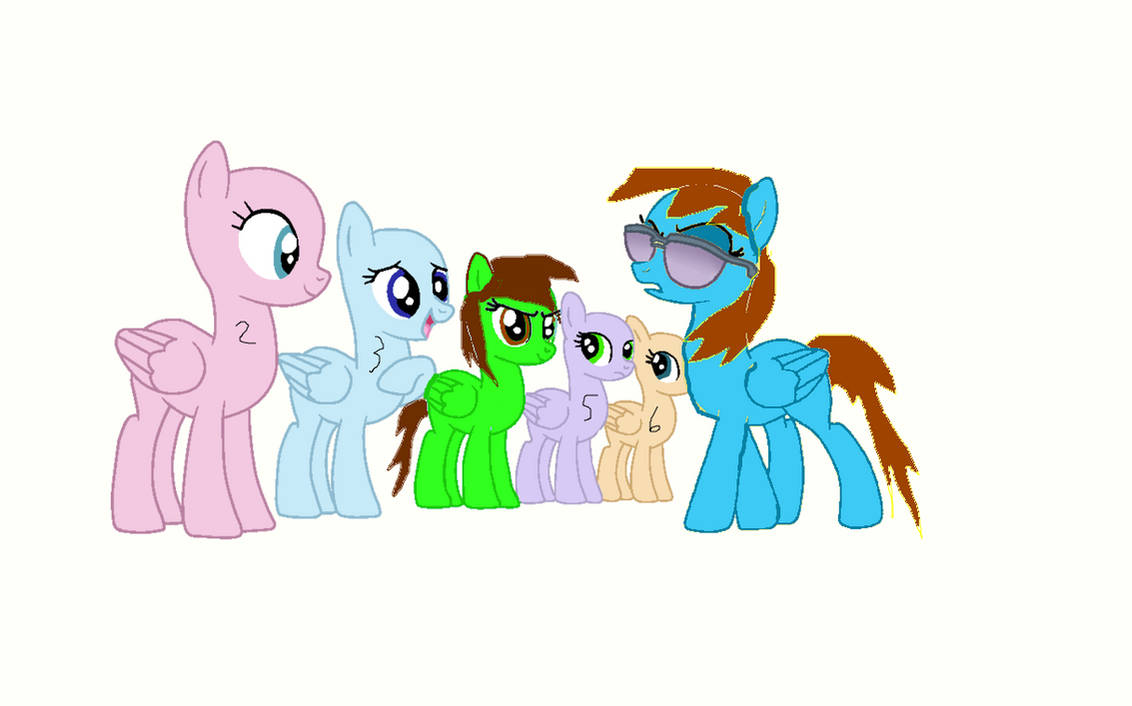 MLP Collab-Attention,Cadets! by MariaCogsworth on DeviantArt