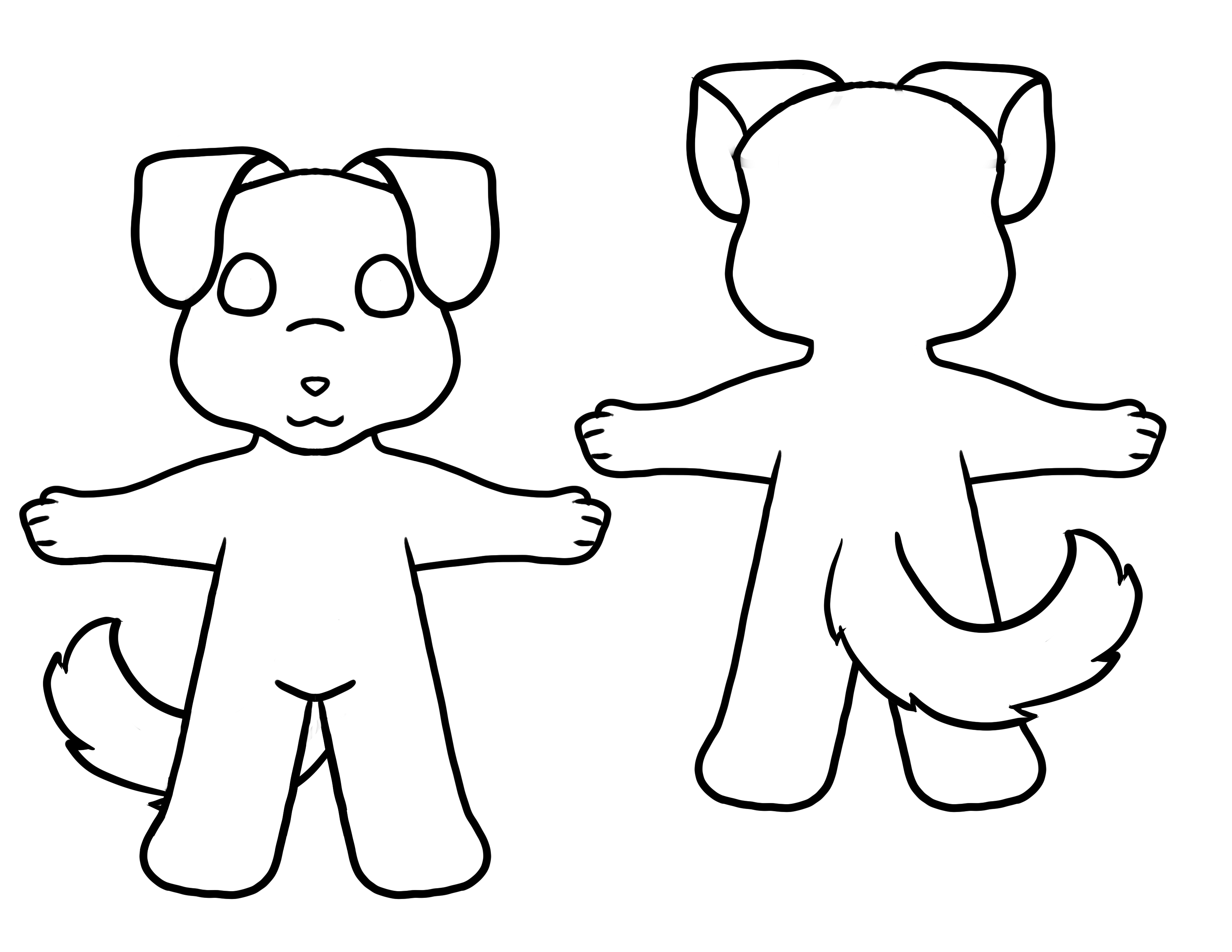 Chibi Dog Reference Sheet 1 by pagangirl1986 on DeviantArt