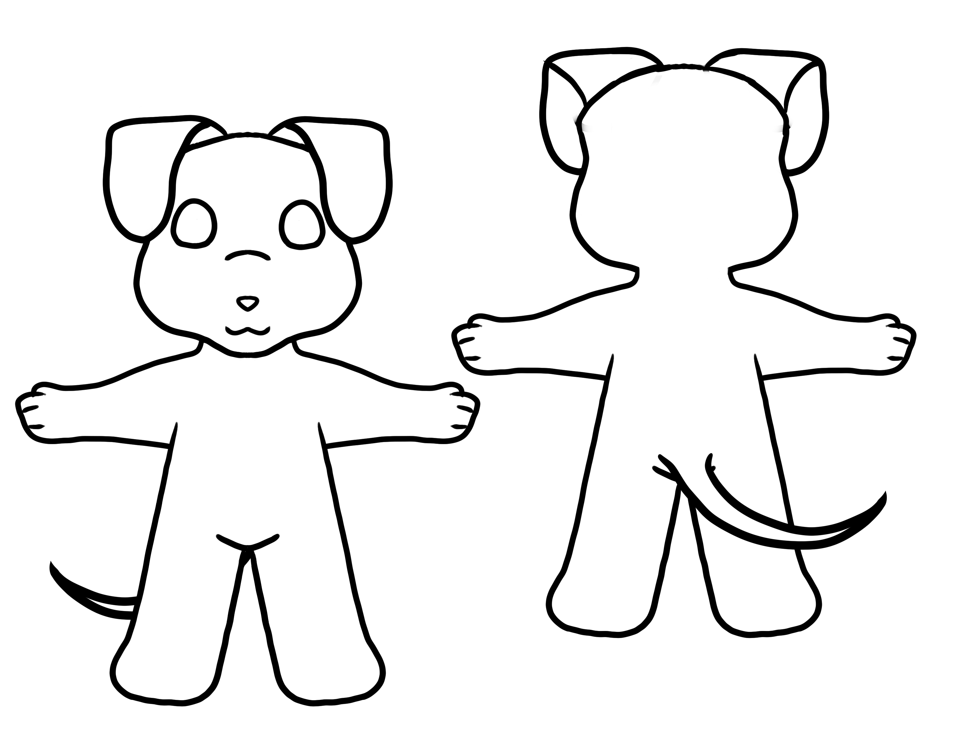 Chibi Dog Reference Sheet 2 by pagangirl1986 on DeviantArt