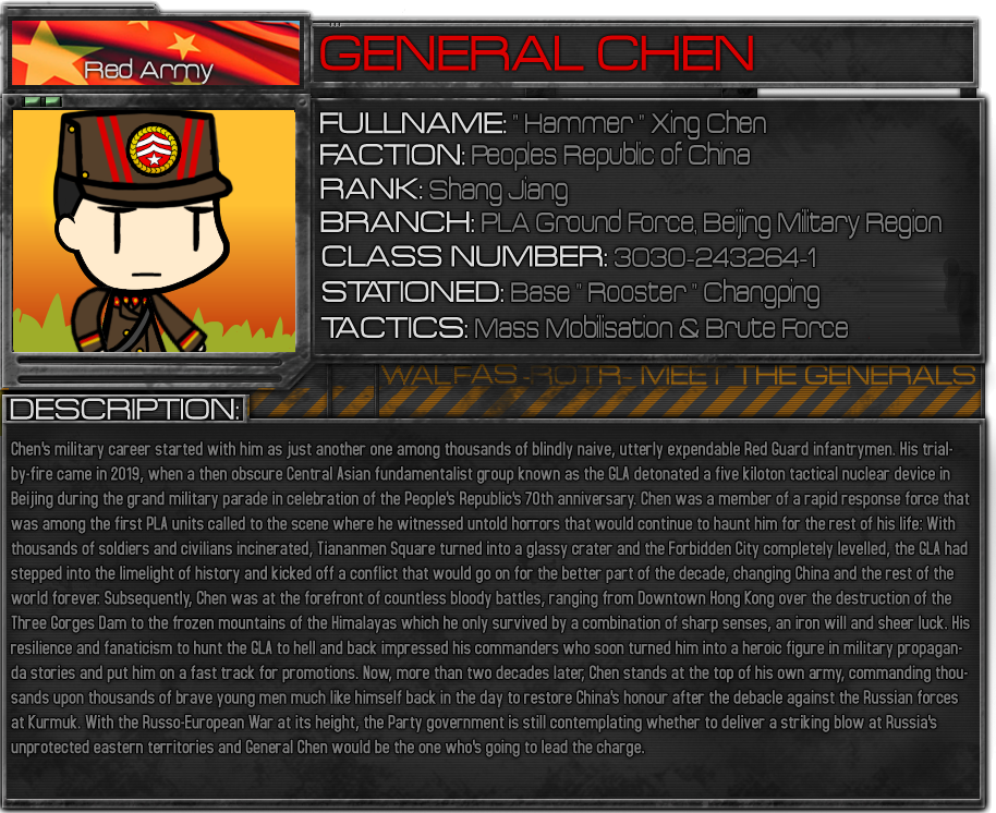 Walfas Characters: General Chen(RotR) by RED-IMPRISONER on DeviantArt