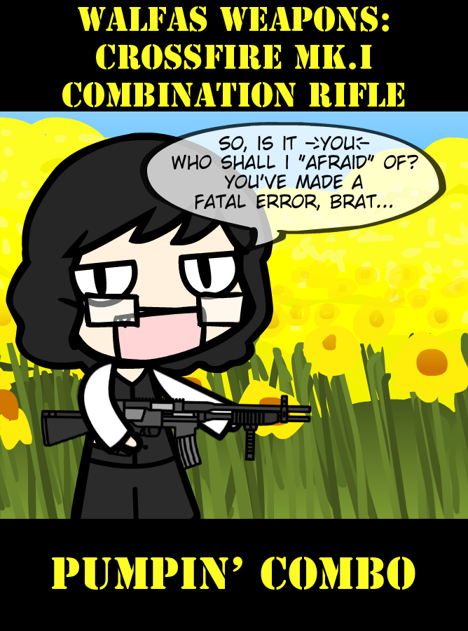 Walfas Weapons: Crossfire Mk.I Combination Rifle by RED-IMPRISONER on ...