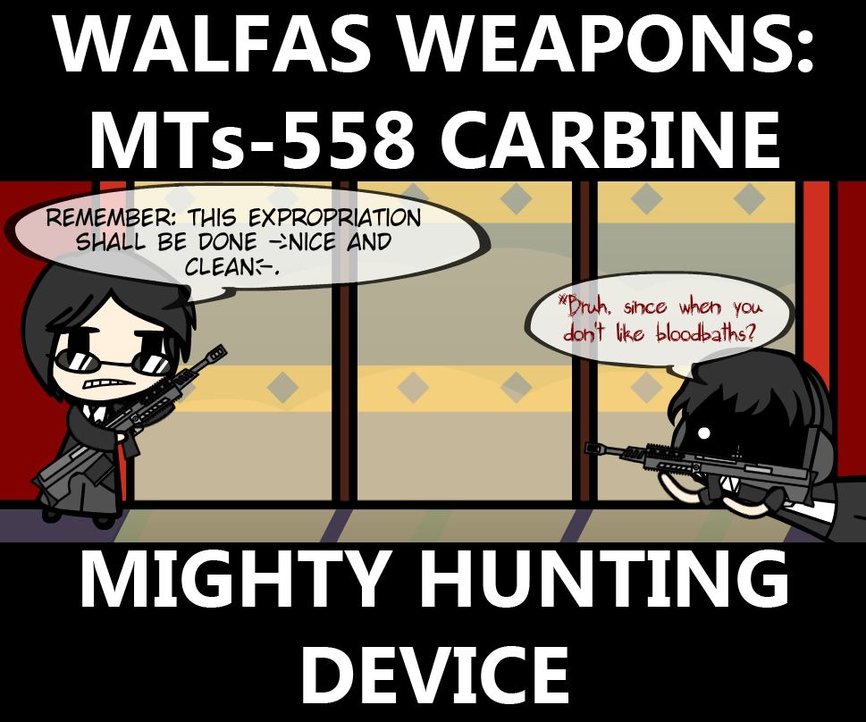 Walfas Weapons: MTs-558 Carbine by RED-IMPRISONER on DeviantArt