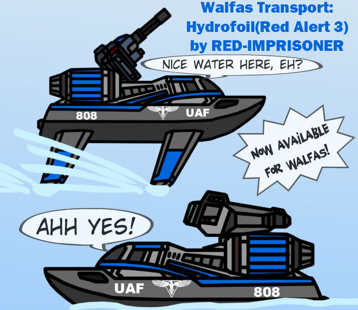 Walfas Transport: Allied Hydrofoil(Red Alert 3) by RED-IMPRISONER on ...