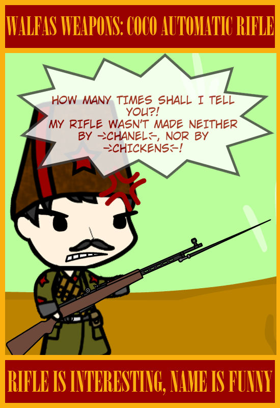 Walfas Weapons: CoCo Automatic Rifle by RED-IMPRISONER on DeviantArt