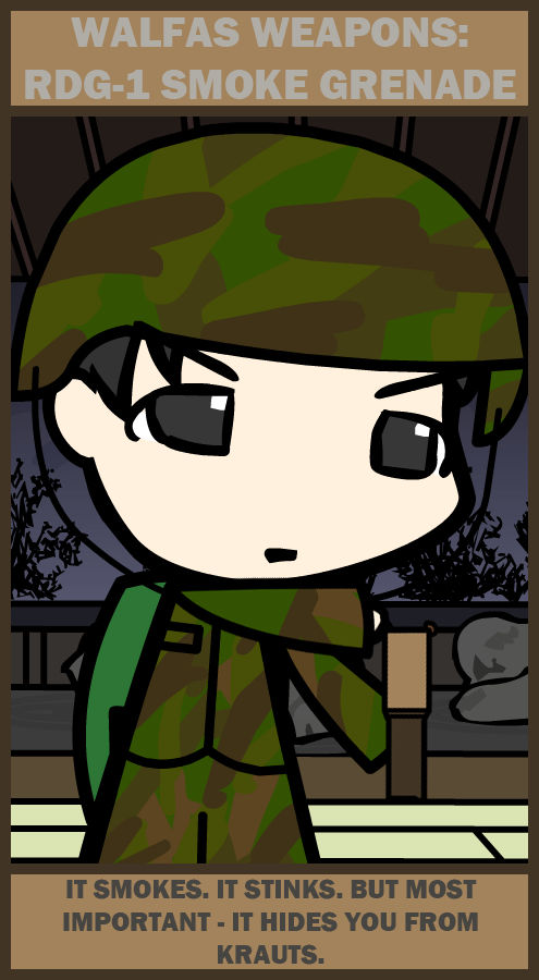 Walfas Weapons: RDG-1 Smoke Grenade by RED-IMPRISONER on DeviantArt