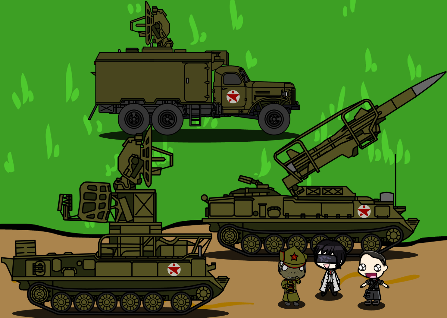 Walfas Transport: 2K12 ''Kub'' Mobile SAM System by RED-IMPRISONER on ...