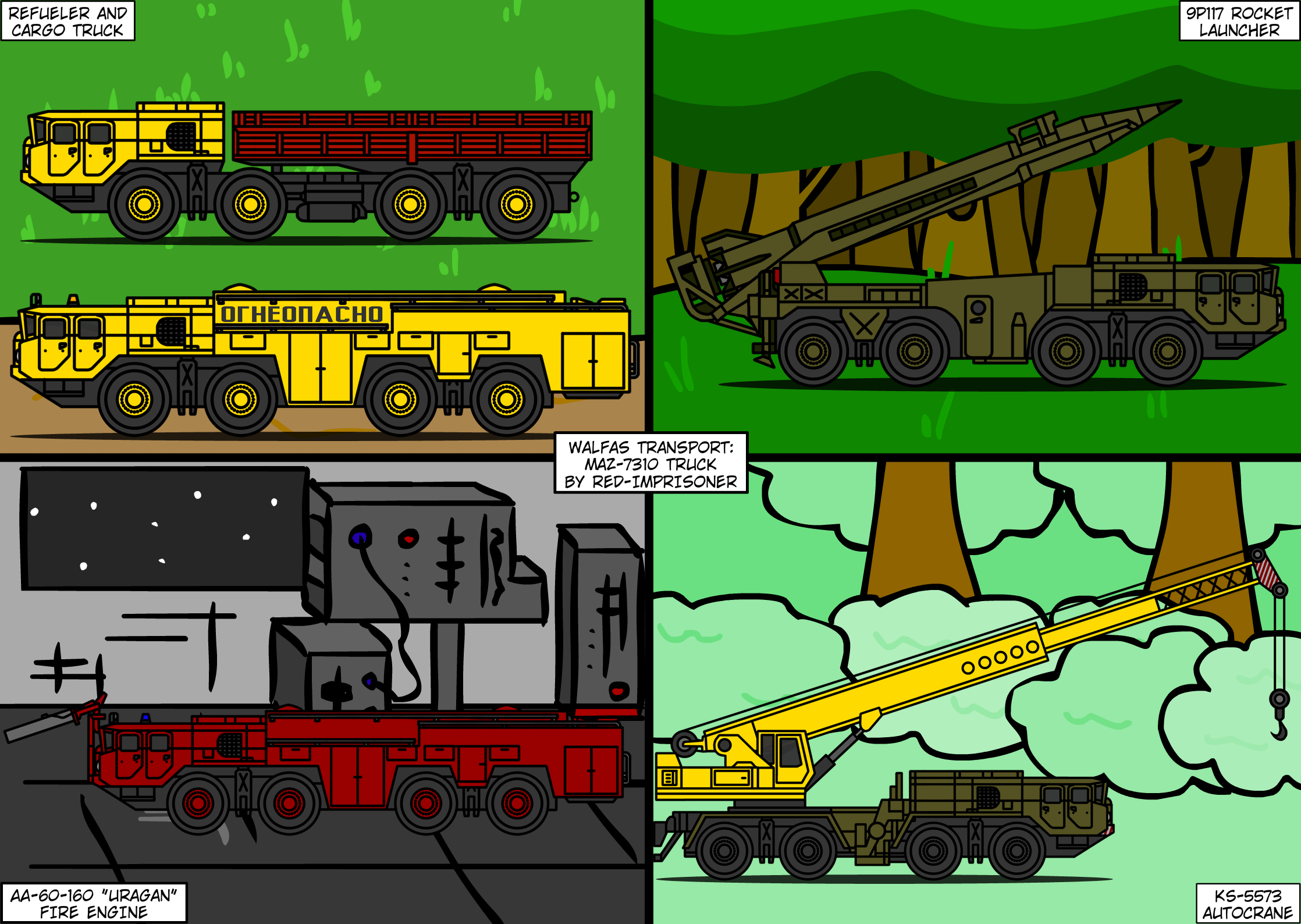 Walfas Transport: MAZ-7310 by RED-IMPRISONER on DeviantArt