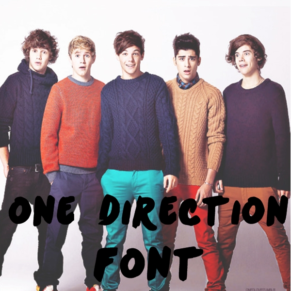 One Direction Font by JoseCr97 on DeviantArt