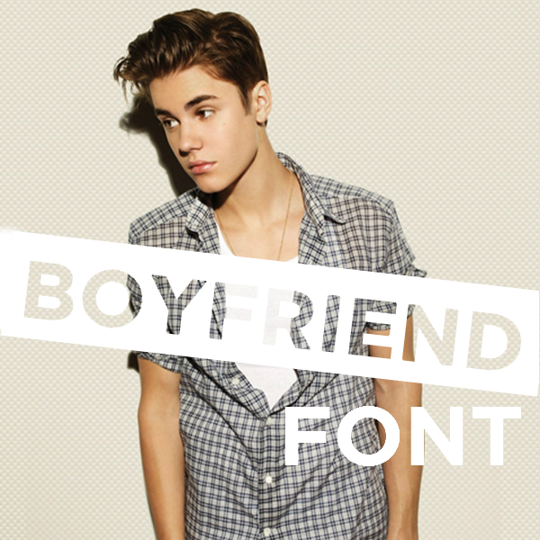 Justin Bieber - Boyfriend Font by JoseCr97 on DeviantArt