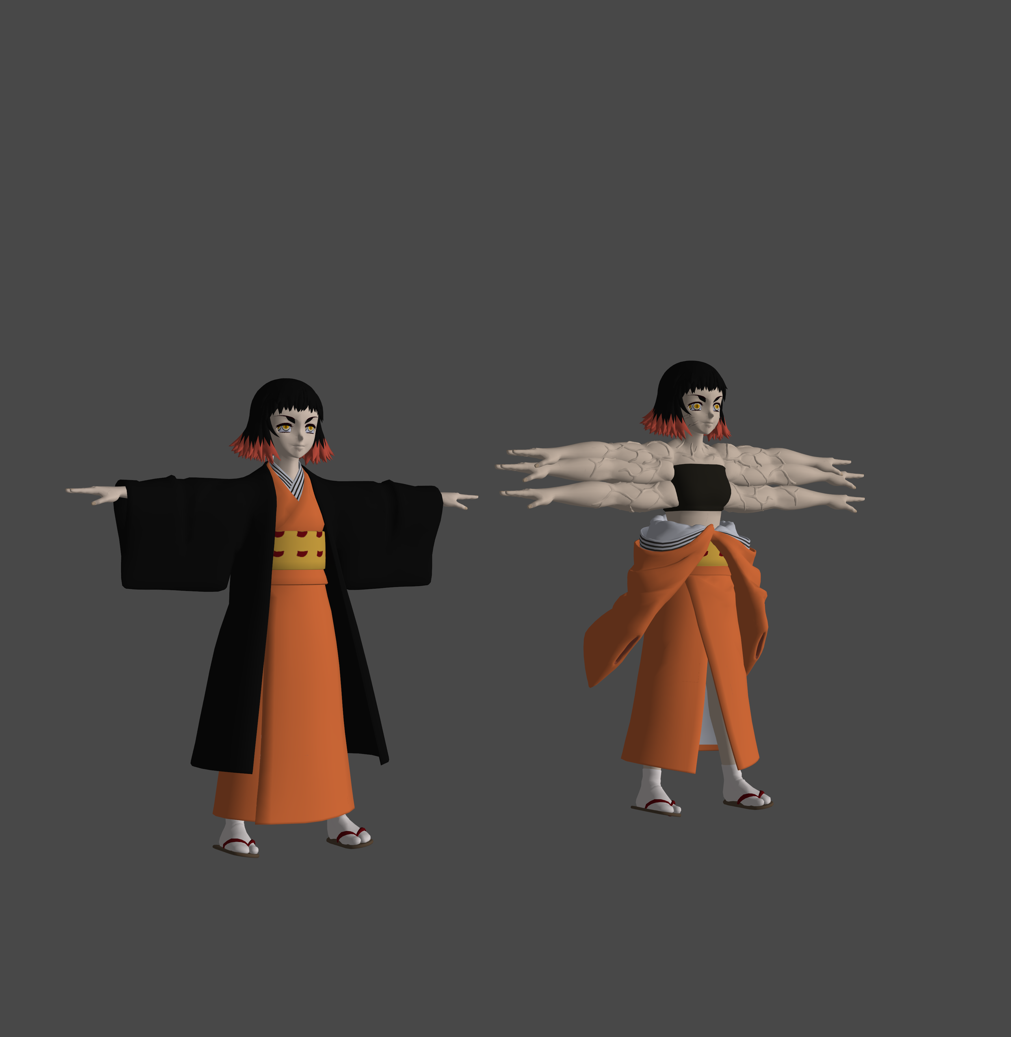 Demon Slayer Susamaru Pack XPS by godzilla768 on DeviantArt