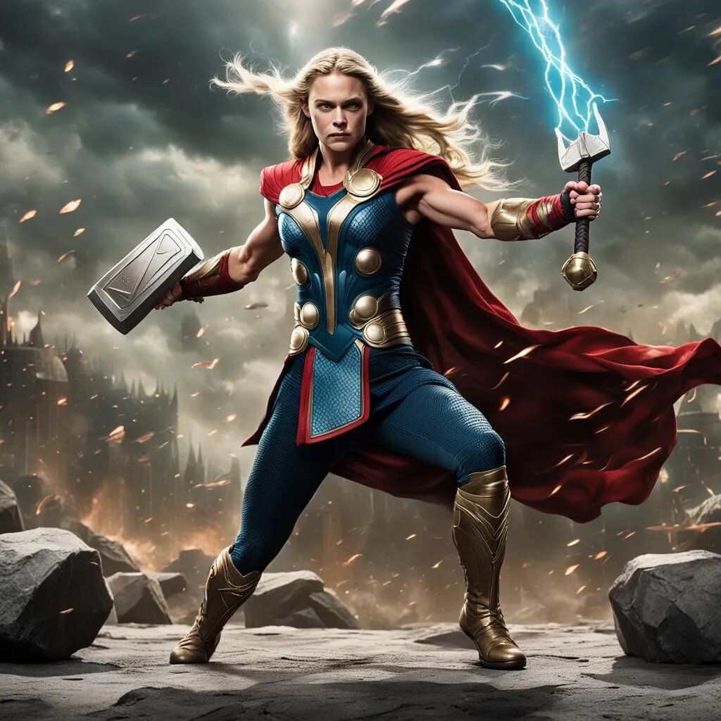 Female Thor Redux 001 by nothus1 on DeviantArt