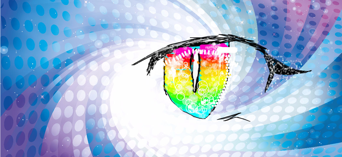 Some Kind of Rainbow Anime Eye by Luminixity on DeviantArt