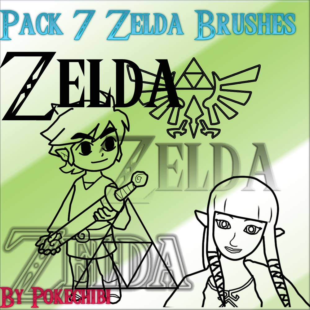 Pack Zelda Brushes by pokechibi by Pokechibi on DeviantArt
