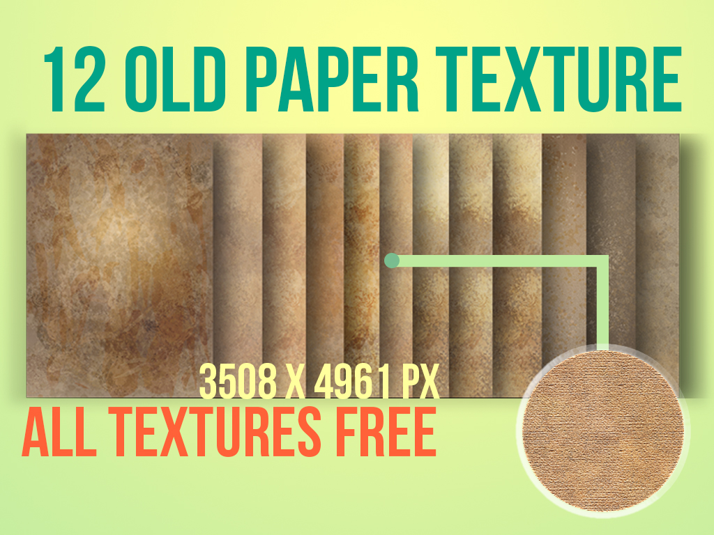 12 Pieces High high resolution Old Paper Textures by designforeveryone ...