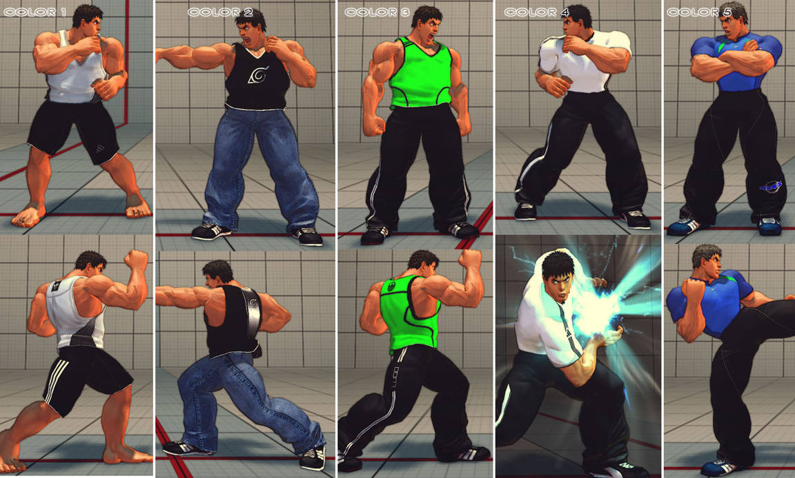 Sport ryu update SSF4AE by kenji490 on DeviantArt