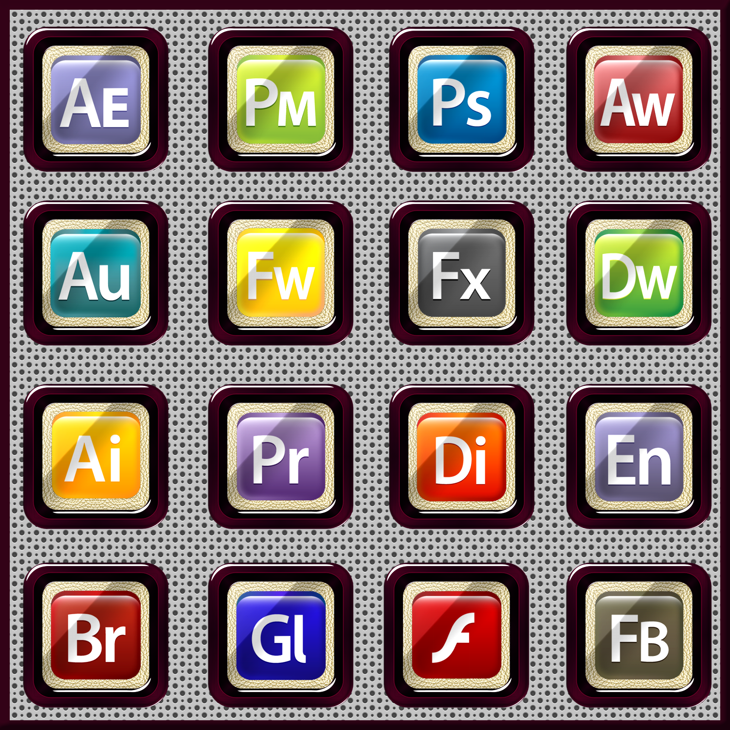 Icon Pack 001 Adobe Icons by llexandro on DeviantArt