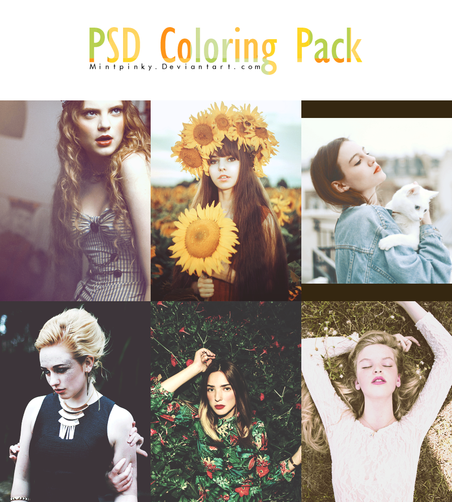 psd coloring pack 1 by MintPinky on DeviantArt