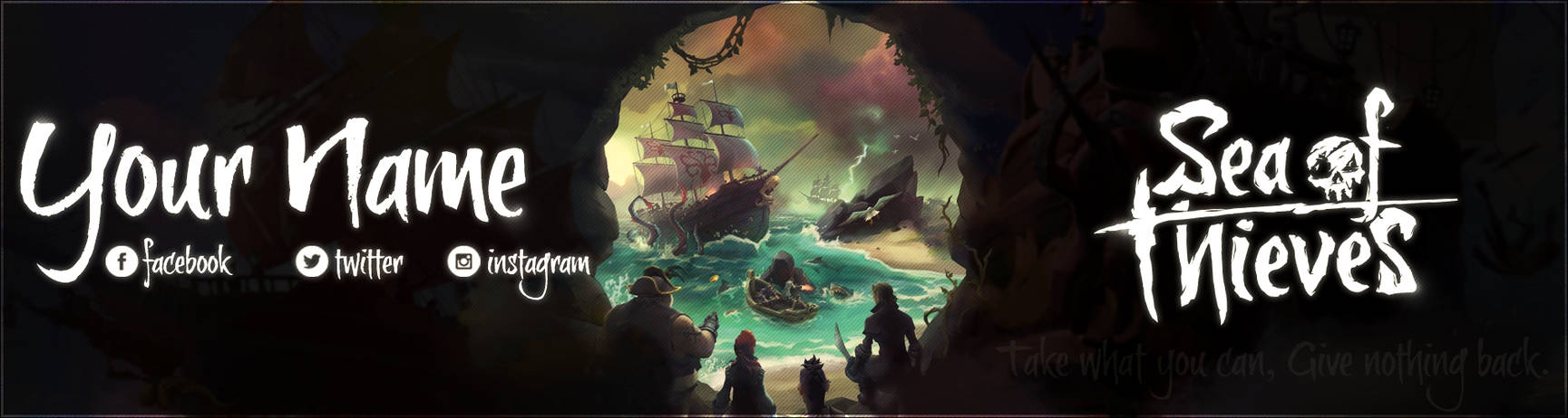 Sea Of Thieves - Twitch Banner by Psychomilla on DeviantArt