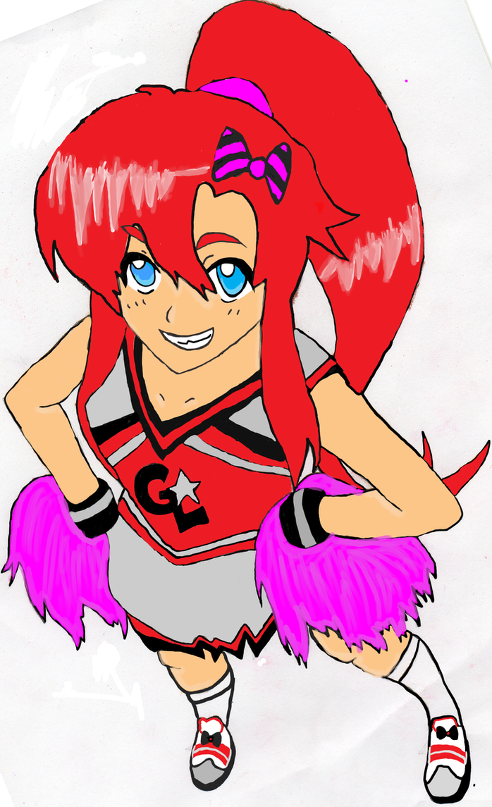 Cheerleader Paint~complete! by hetaliamiku13 on DeviantArt